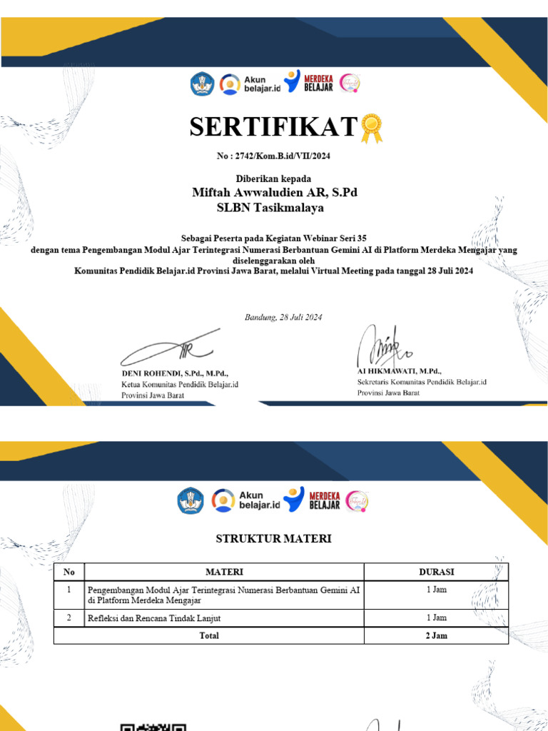 Merdeka Belajar Miftah | PDF