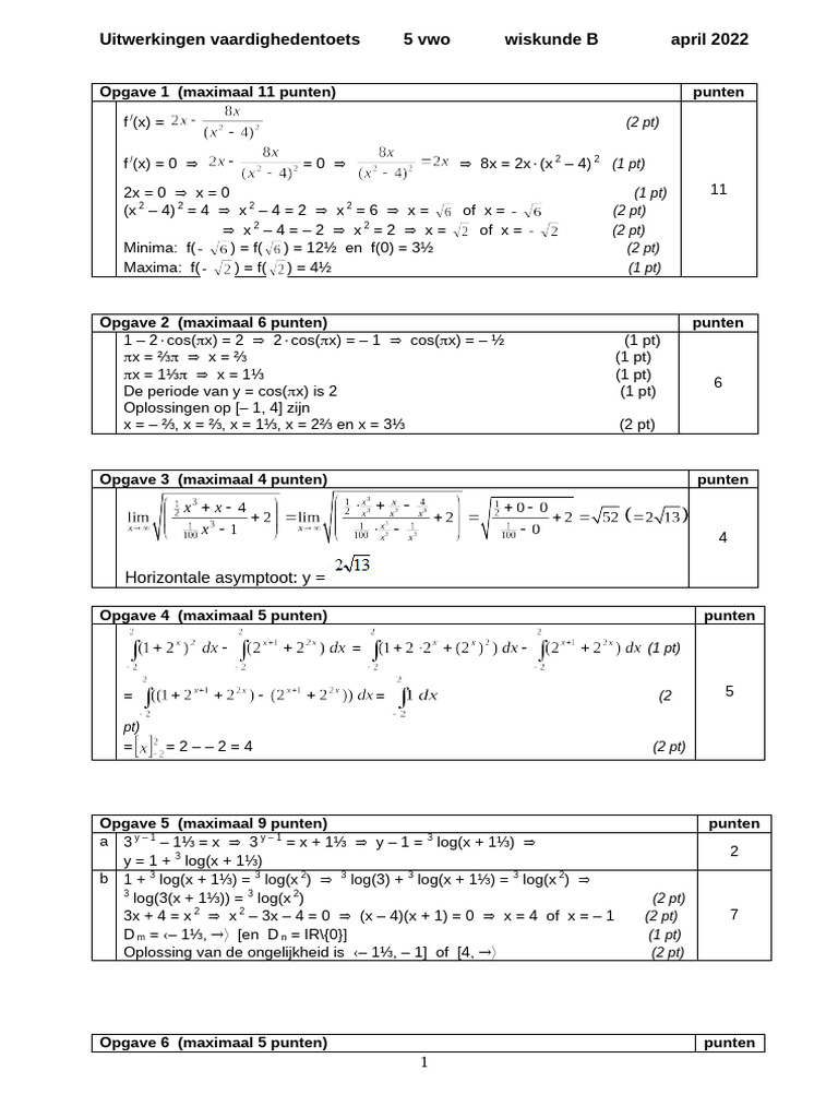 V5 WB P4 2022 Uitwerkingen | PDF