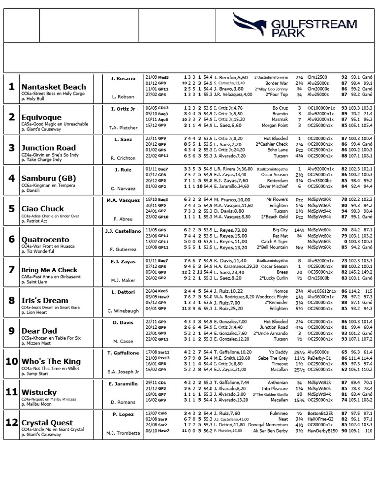 Valencia | PDF | Horse Racing | Thoroughbred Racehorses