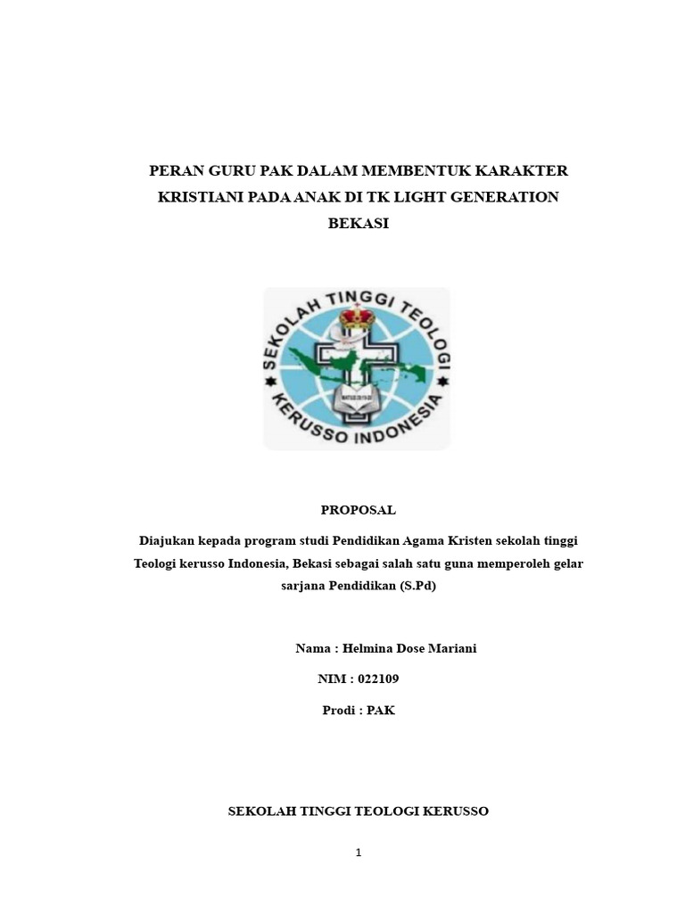 Proposal Helmina PDF 4 | PDF