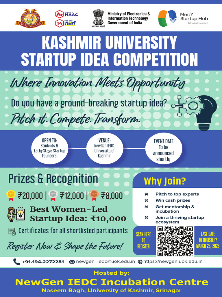 Poster_KU STARTUP IDEA COMPETITION (1) | PDF