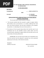 Format of 317 CRPC Petition Sample | PDF | Justice | Crime & Violence