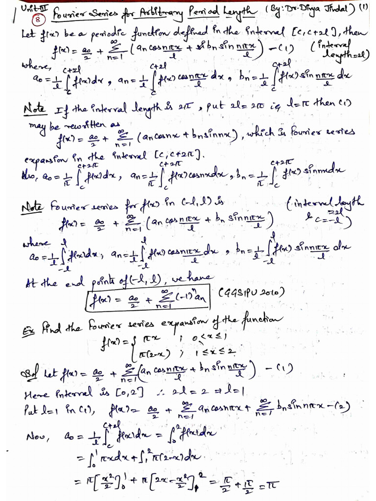 Applied Mathematics - II Unit-III Lecture VIII | PDF