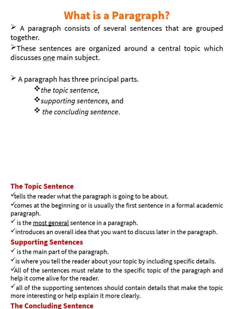 Paragraph Writing PPT Note | PDF | Nicotine | Smoking