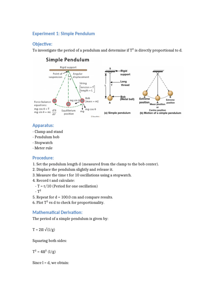 Physics P6 Formatted Notes | PDF | Pendulum | Density