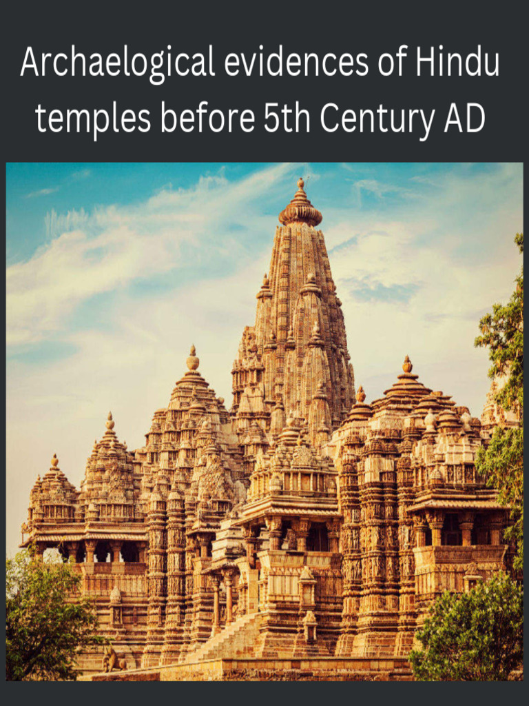 Ancient Archelogical Evidences of Hindu Temples | PDF | Hindu Deities ...