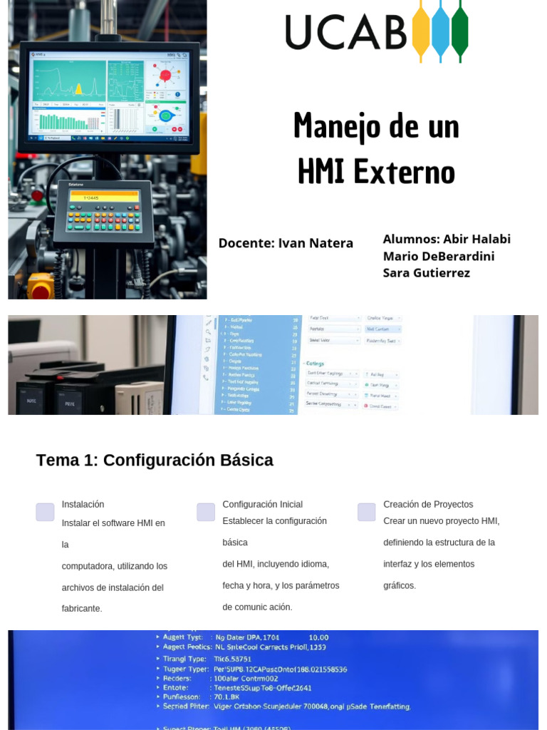 Manejo Hmi | PDF | Datos | Controlador lógico programable