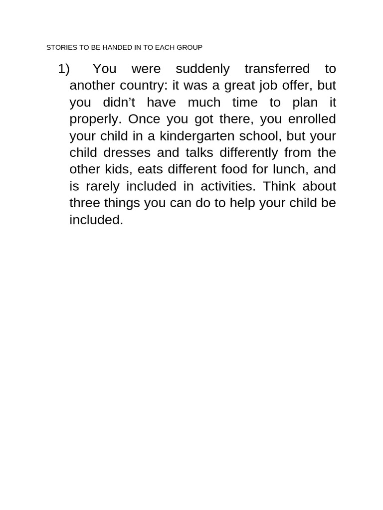 Strategies for Inclusive Kindergarten Integration | PDF