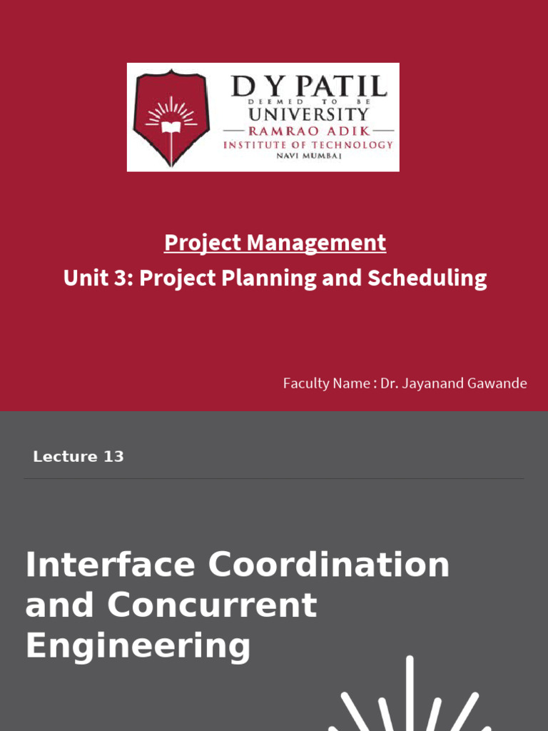PM Module 3 Lecture 14 Interface Coordination | PDF | Interface ...
