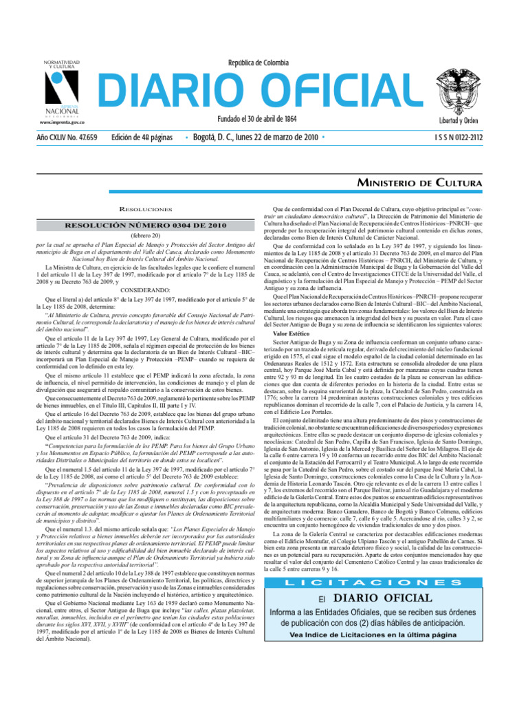 Resolucion PEMP Buga-1-13 | PDF | Antropología cultural | España