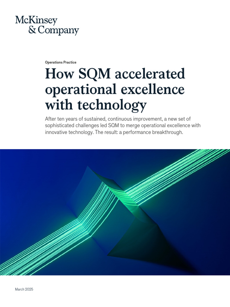 How SQM Accelerated Operational Excellence With Technology | PDF ...