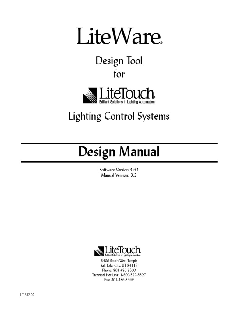 LiteTouch DesignManualTool | PDF | Relay | Software