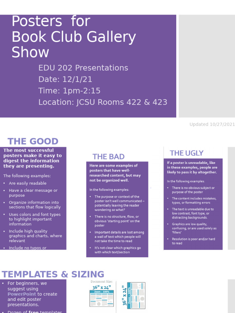 Book Club Poster Guidelines & Printing Process | PDF | Copyright | License