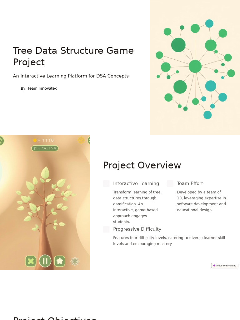 Tree Data Structure Game Project | PDF | Databases | Software Prototyping