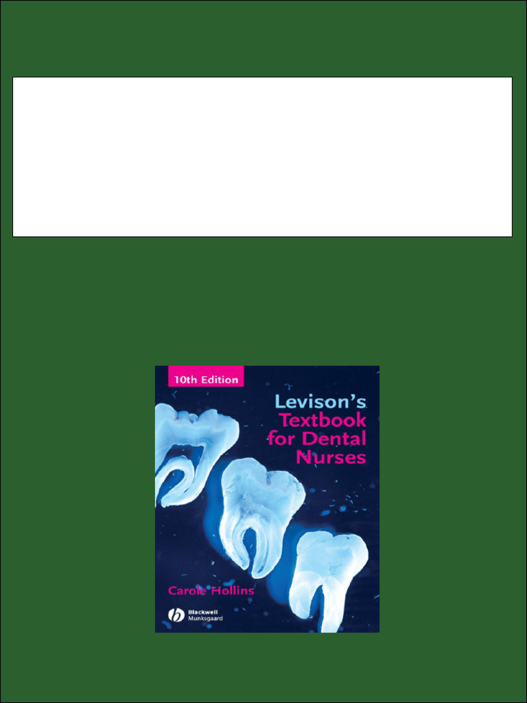 Levison Textbook For Dental Nurses 10th Edition by Carole Hollins ISBN ...