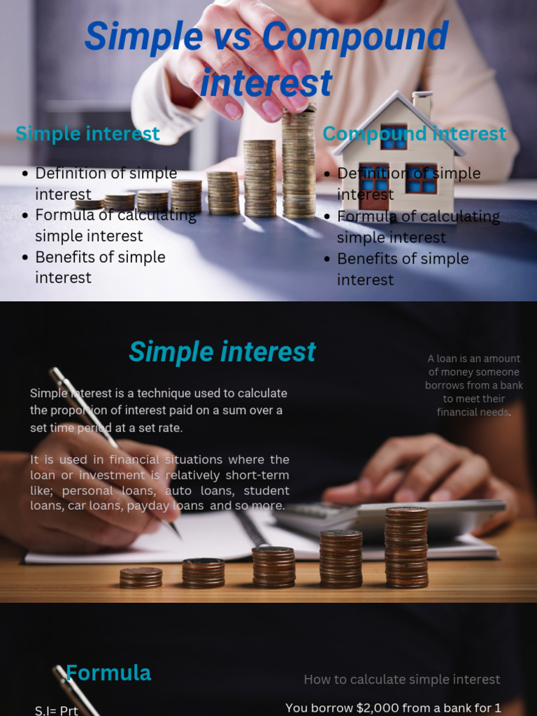 Simple Vs Compound Interest | PDF | Interest | Compound Interest
