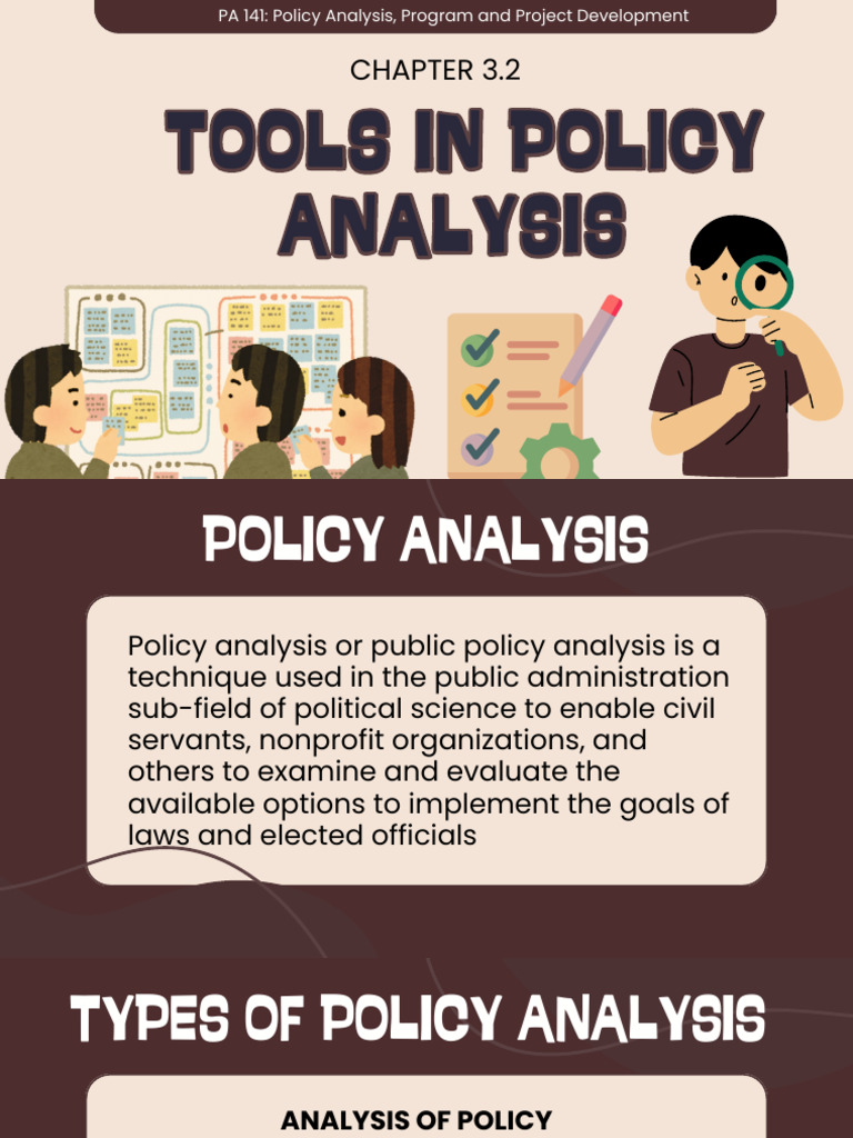 Chapter 3.2 Tools in Policy Analysis | PDF | Policy Analysis | Policy