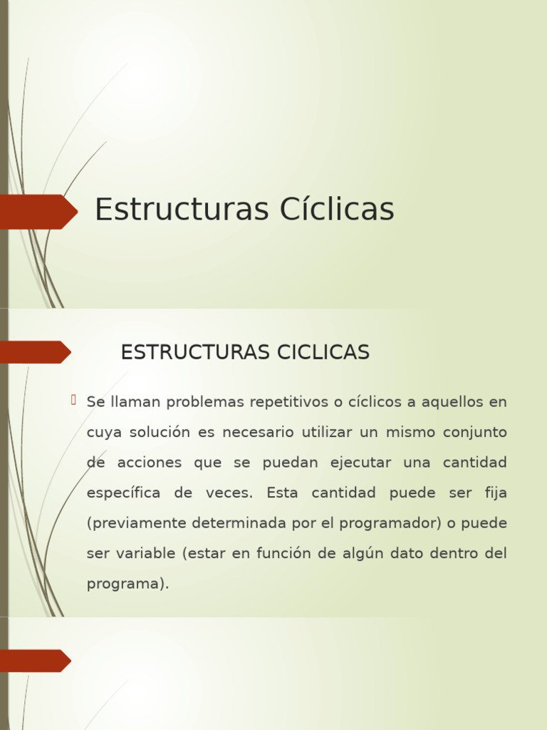 Estructuras Cíclicas | PDF