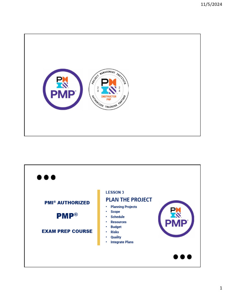 Pmp@Qta@Lesson 3 | PDF | Project Management | Scrum (Software Development)
