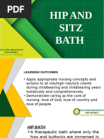 Sitz Bath Overview and Instructions | PDF | Bathing | Hygiene