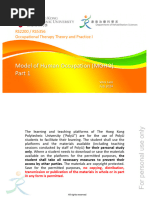 MOHO | PDF | Occupational Therapy | Psychology