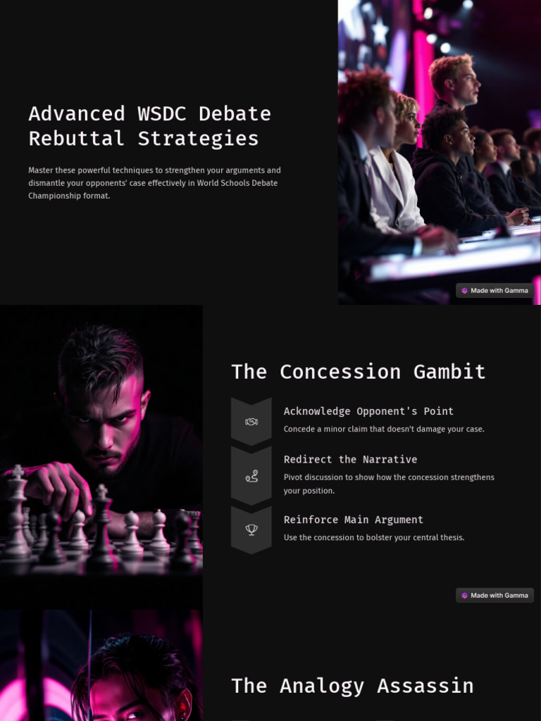 Advanced-WSDC-Debate-Rebuttal-Strategies | PDF | Analogy | Evidence