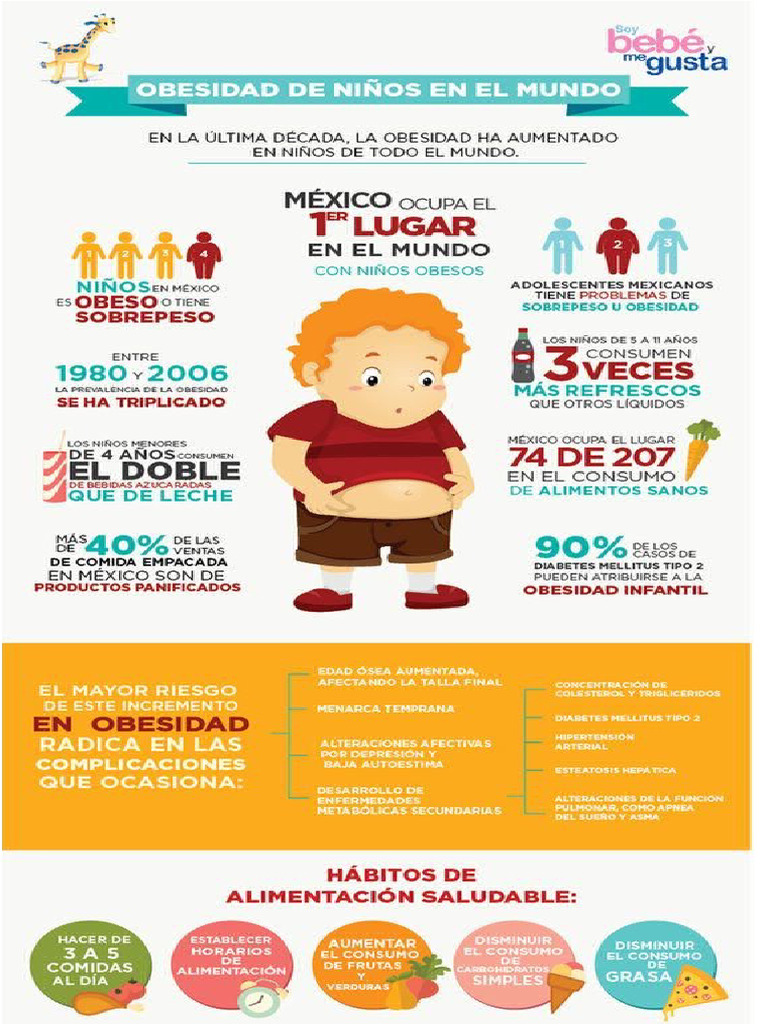Infografia de La Obesidad | PDF