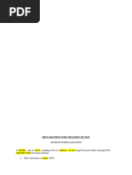 HUF Affidavit Format and Sample | PDF