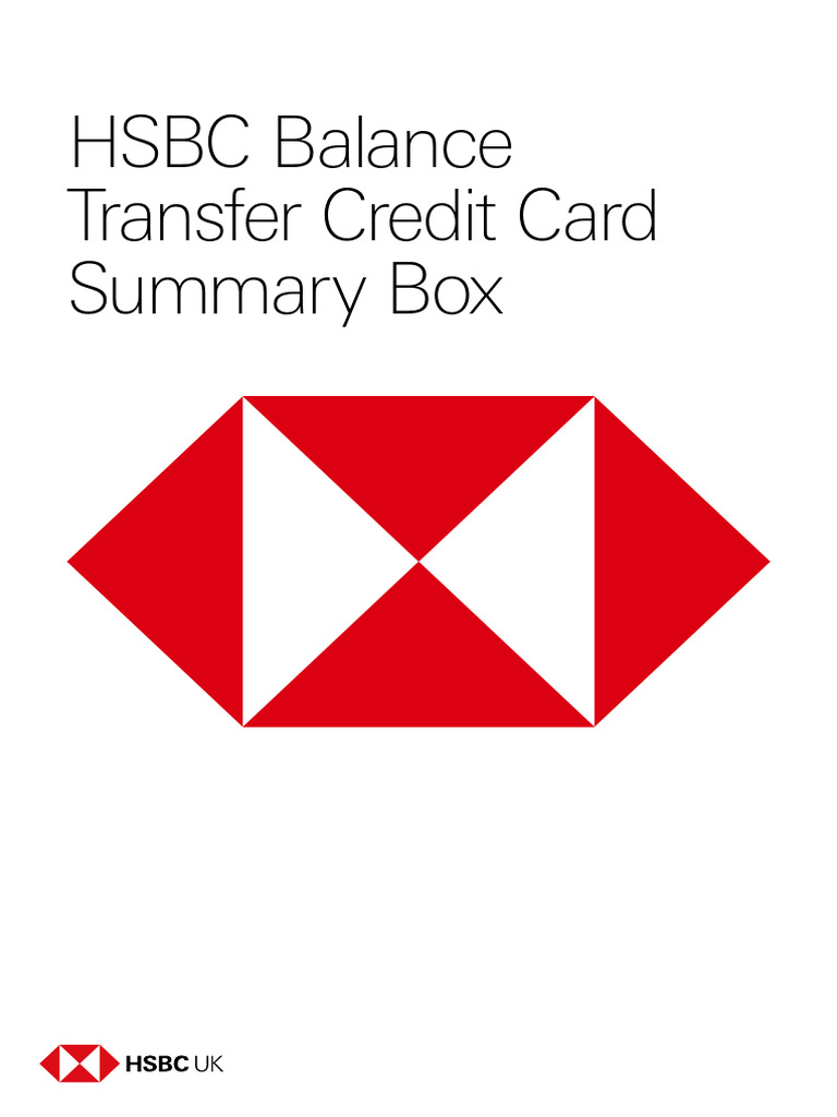 Summary Box Balance Transfer | PDF | Credit Card | Interest
