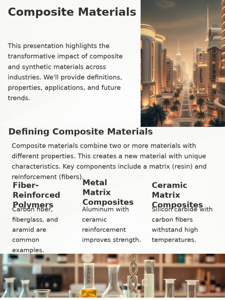 Composite Materials: Properties & Applications | PDF | Composite ...
