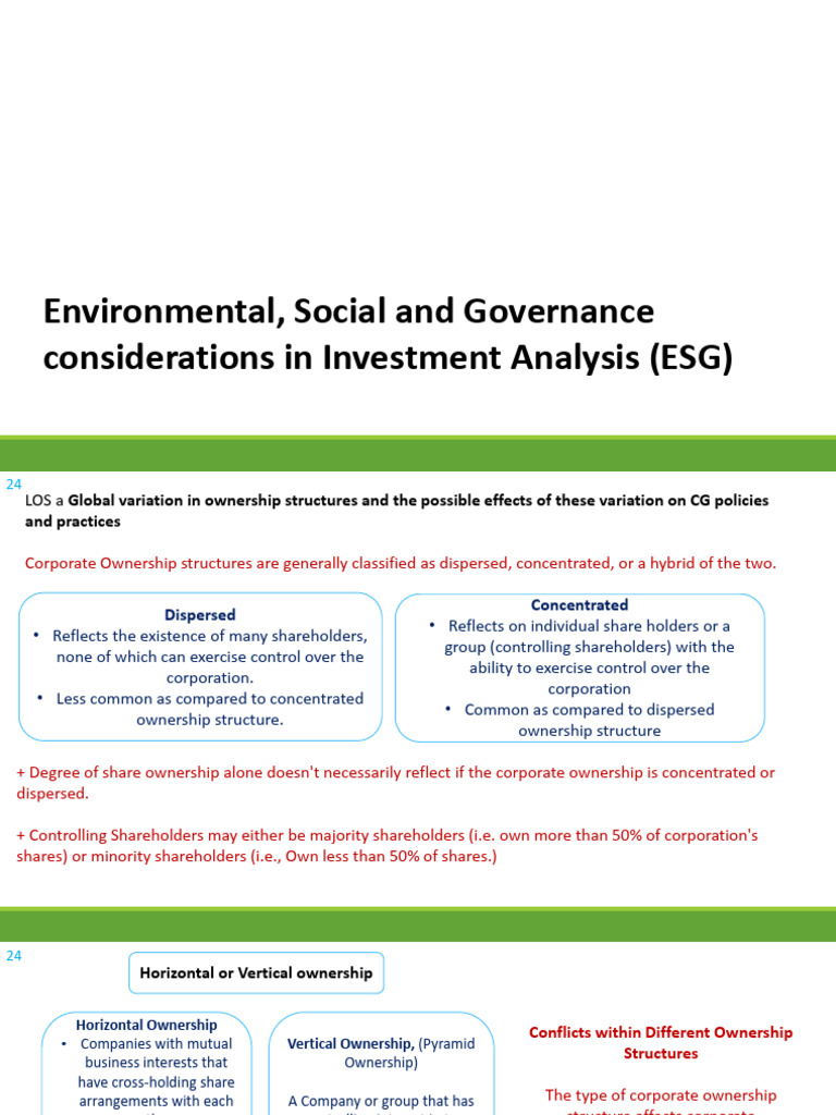 Environmental, Social and Governance Considerations in Investment ...