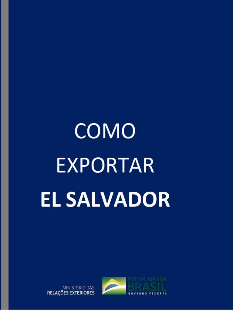 Guia Completo para Exportar a El Salvador | PDF | El Salvador | América ...