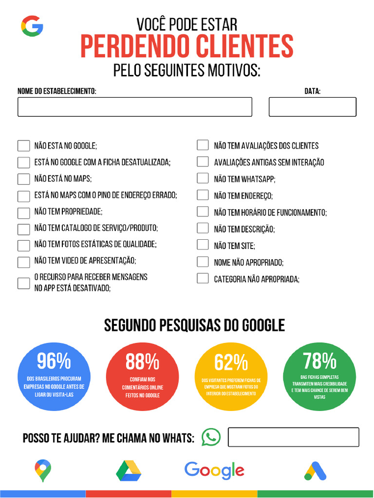 Checklist - Formula Google Meu Negócio | PDF
