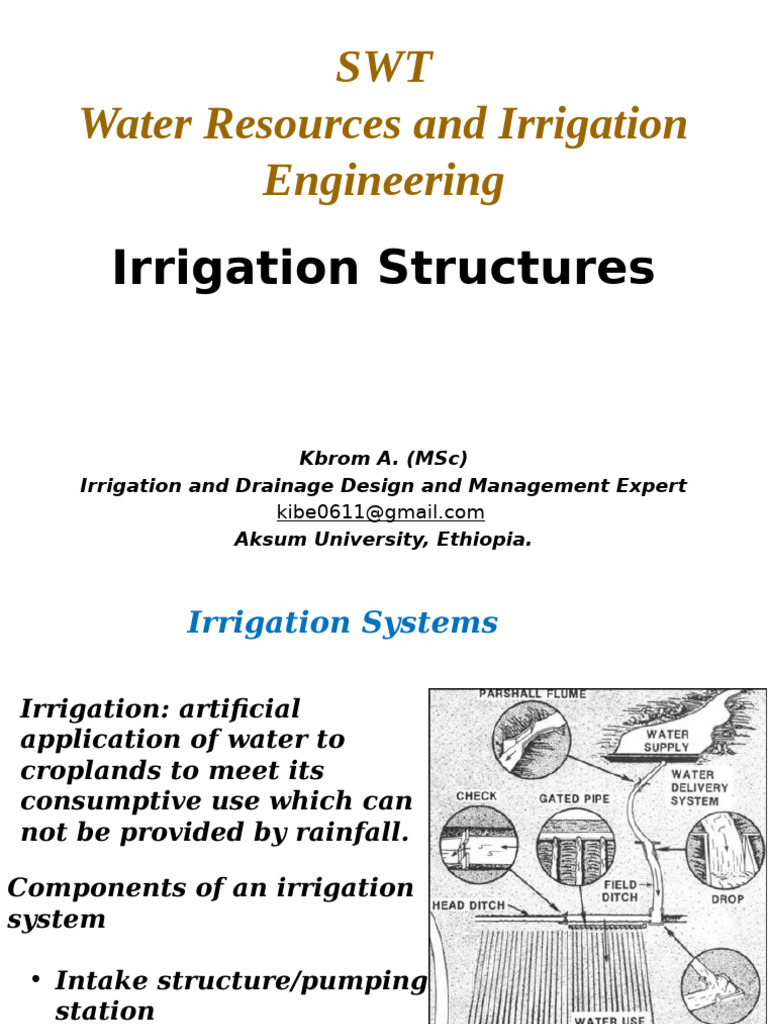 Irrigation Structures | PDF | Hydrology | Landscape