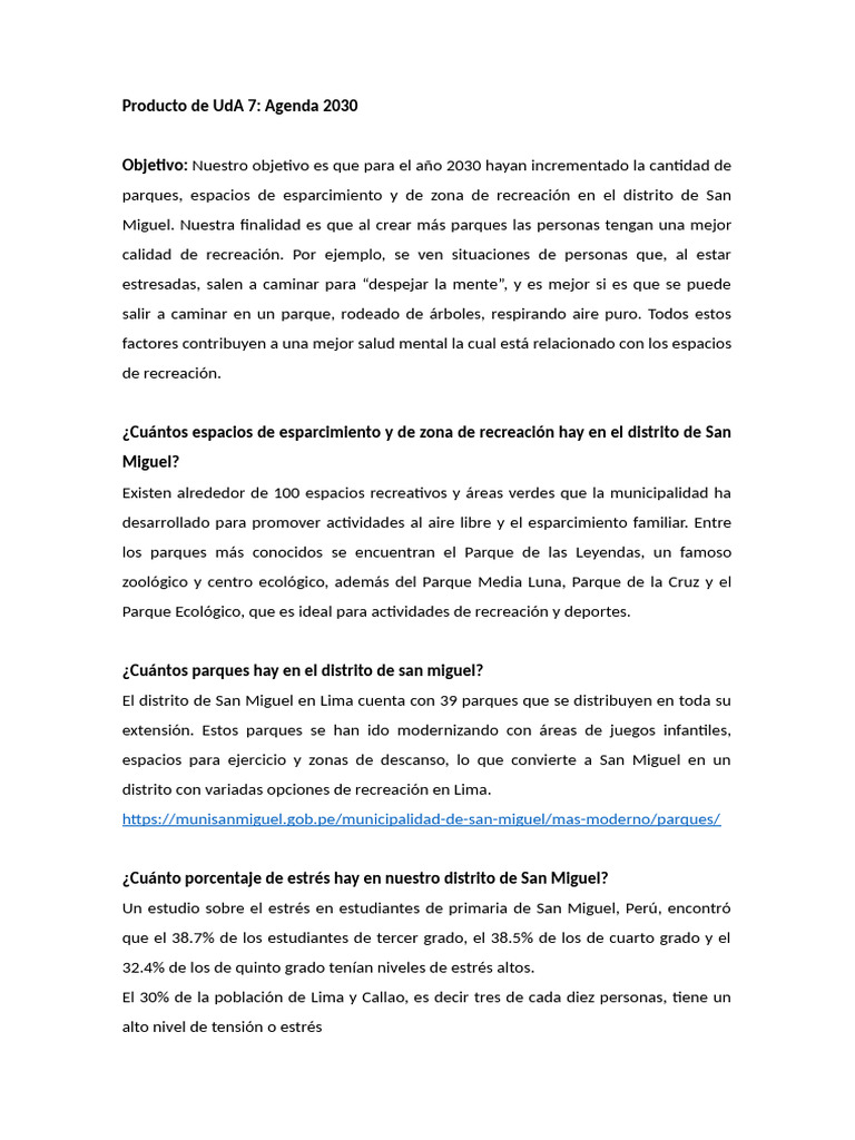 1er avance - UdA 7 - Matemática | PDF