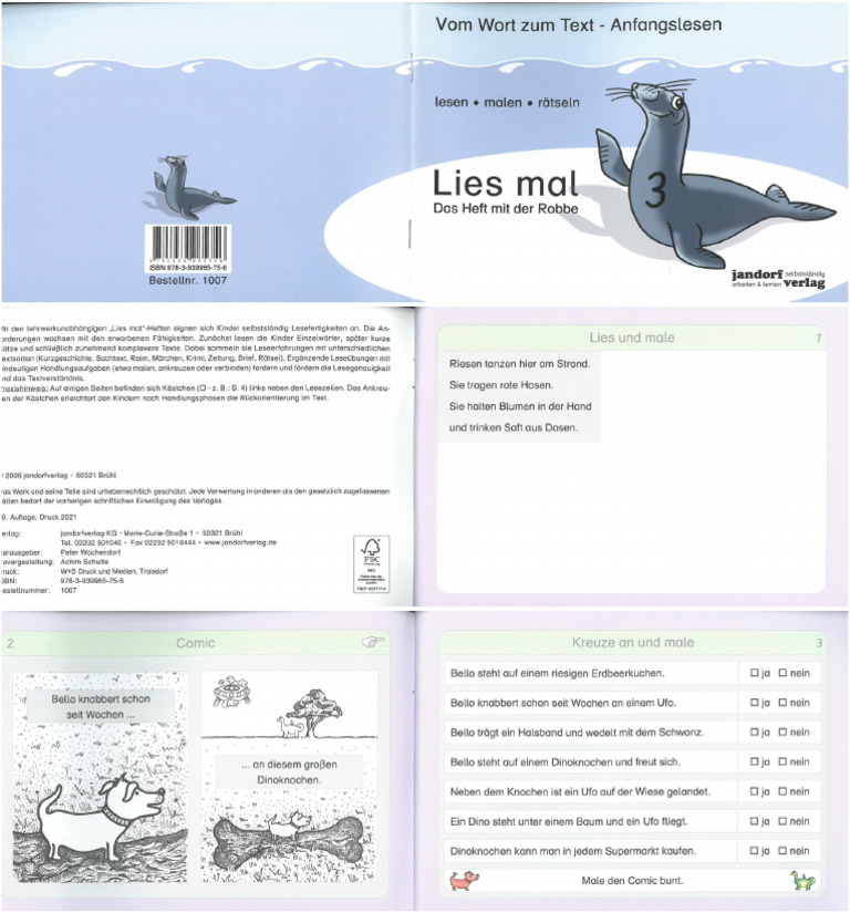 Lies mal 3 - das Heft mit der Robbe | PDF