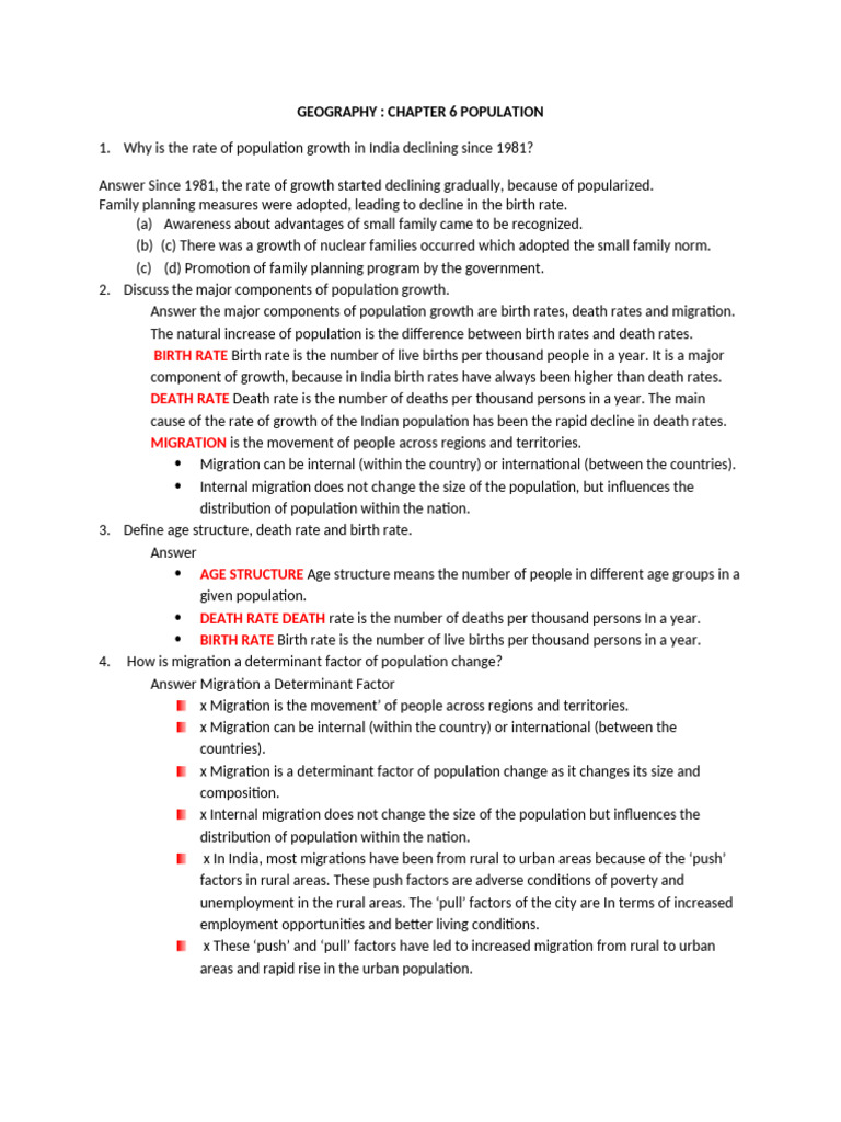 India Population Growth Trends And Factors Pdf Human Migration