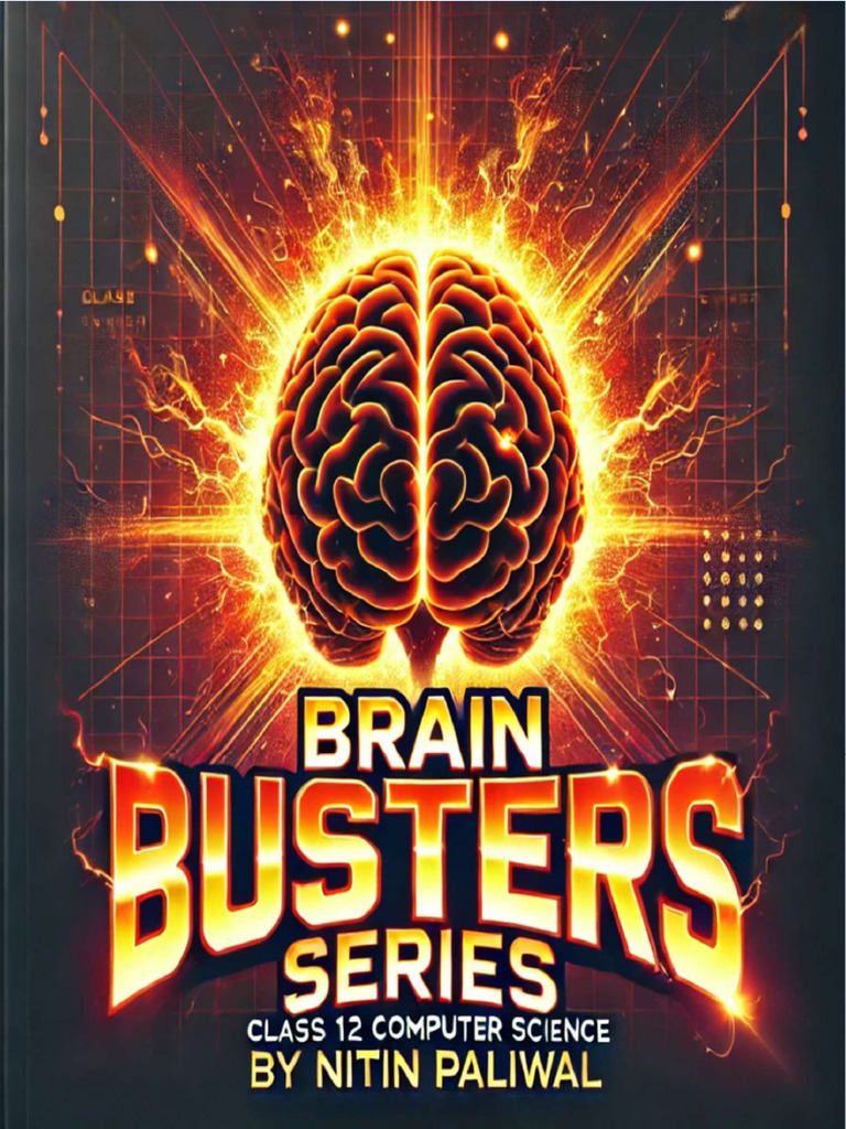 Class 12 CS PYQs Compilation of Full Syllabus PDF by Nitin Paliwal | PDF | Parameter (Computer ...