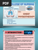 Chest Physio, Manual Techniques | PDF | Exhalation | Clinical Medicine