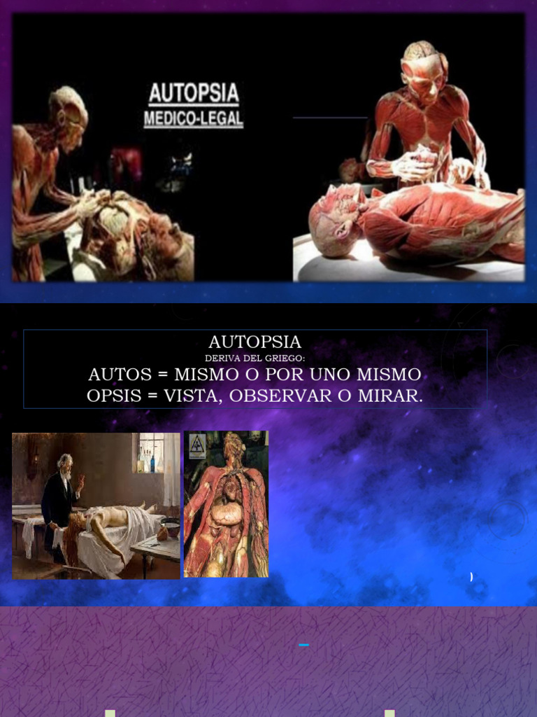 10 Autopsia Medico Forense | PDF | Autopsia | Especialidades Medicas