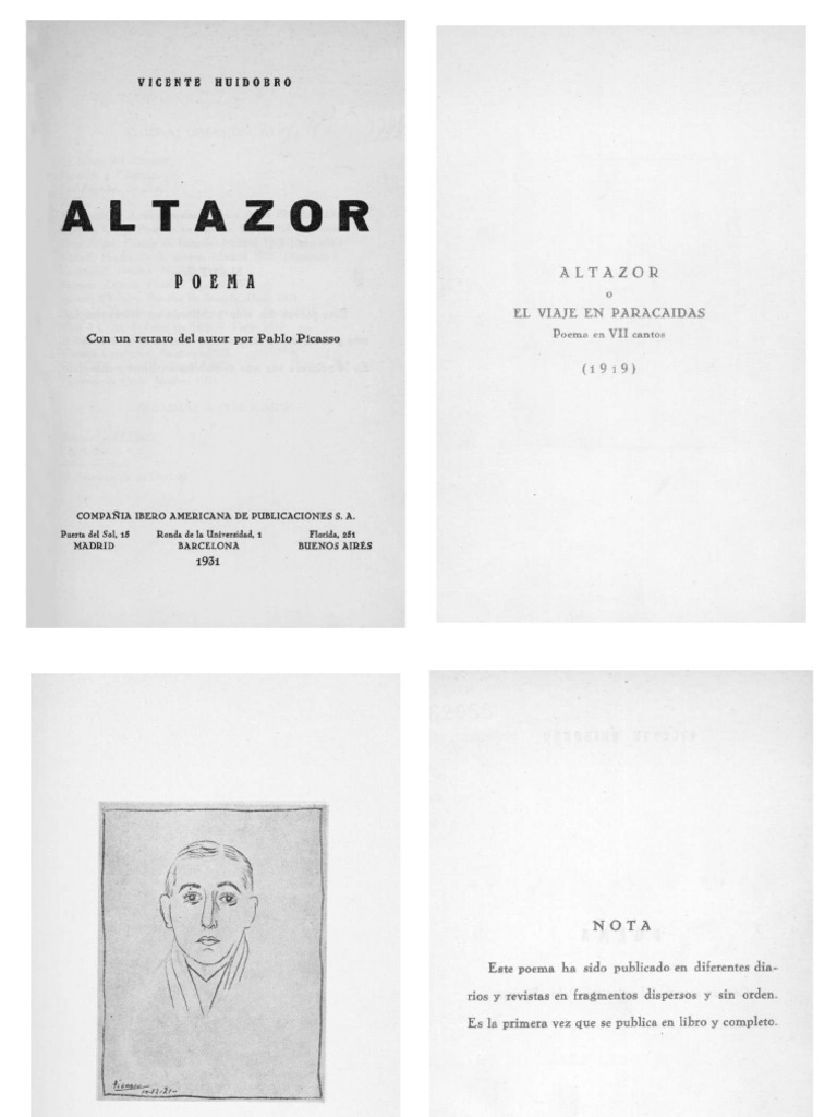 Huidobro, Vicente - Altazor | PDF