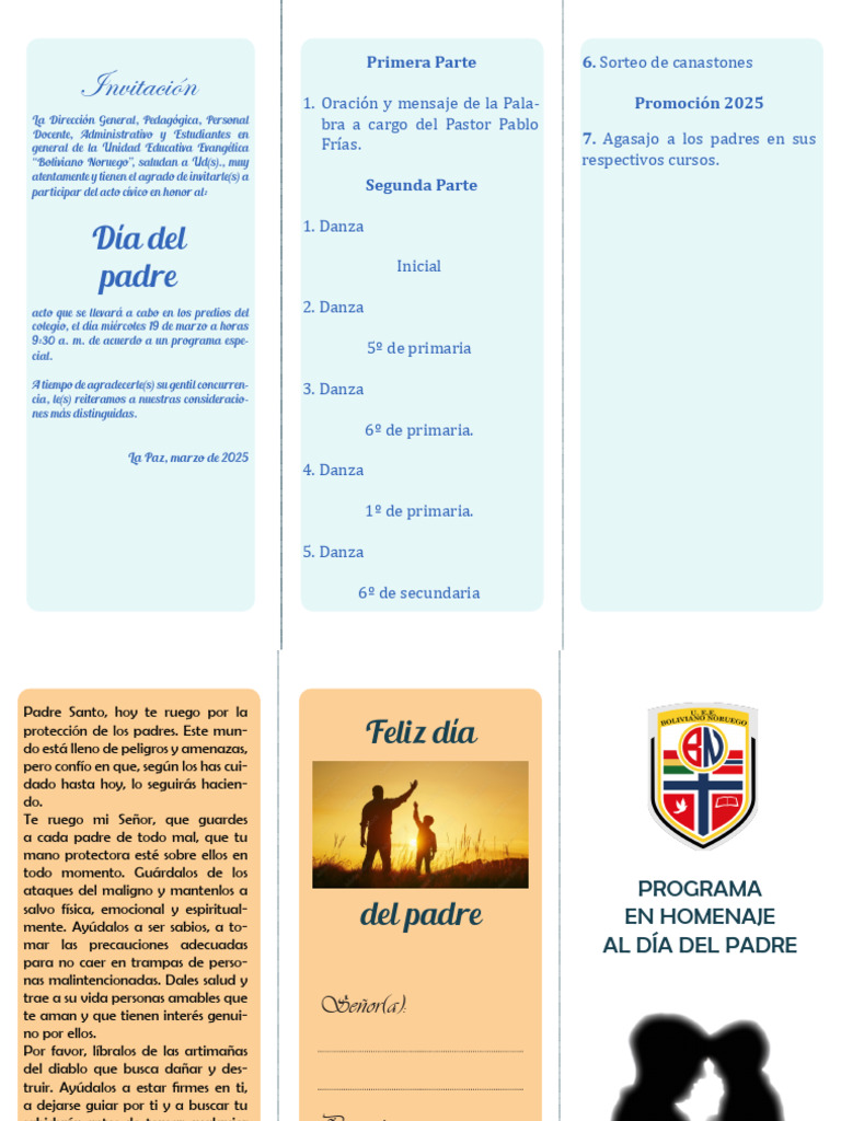 Programa del Día del Padre 2025 | PDF