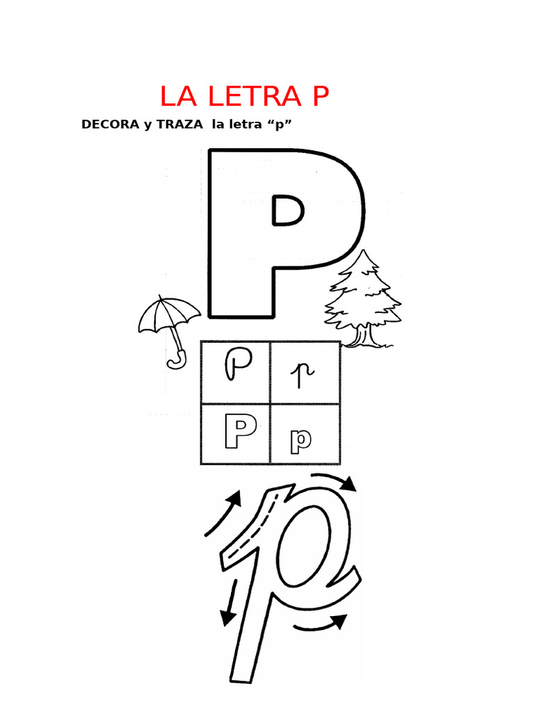 La Letra P | PDF
