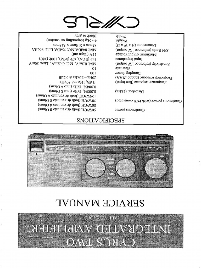 Cyrus 2 SCH | PDF