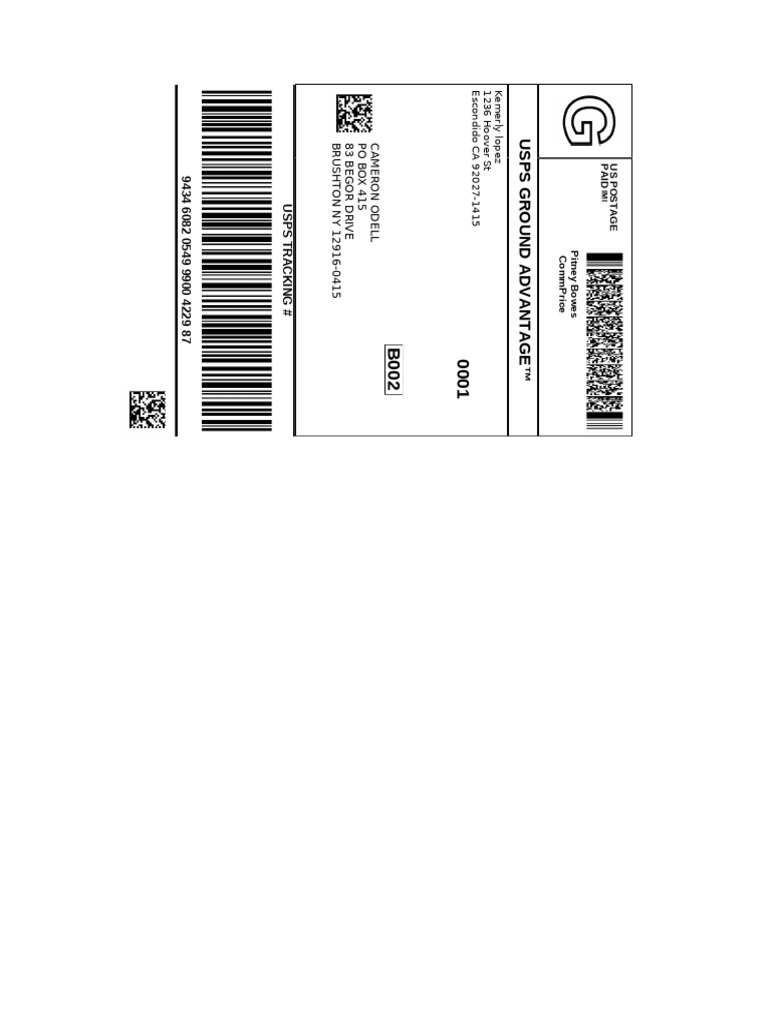 Ebay Label 12-11320-72220 | PDF
