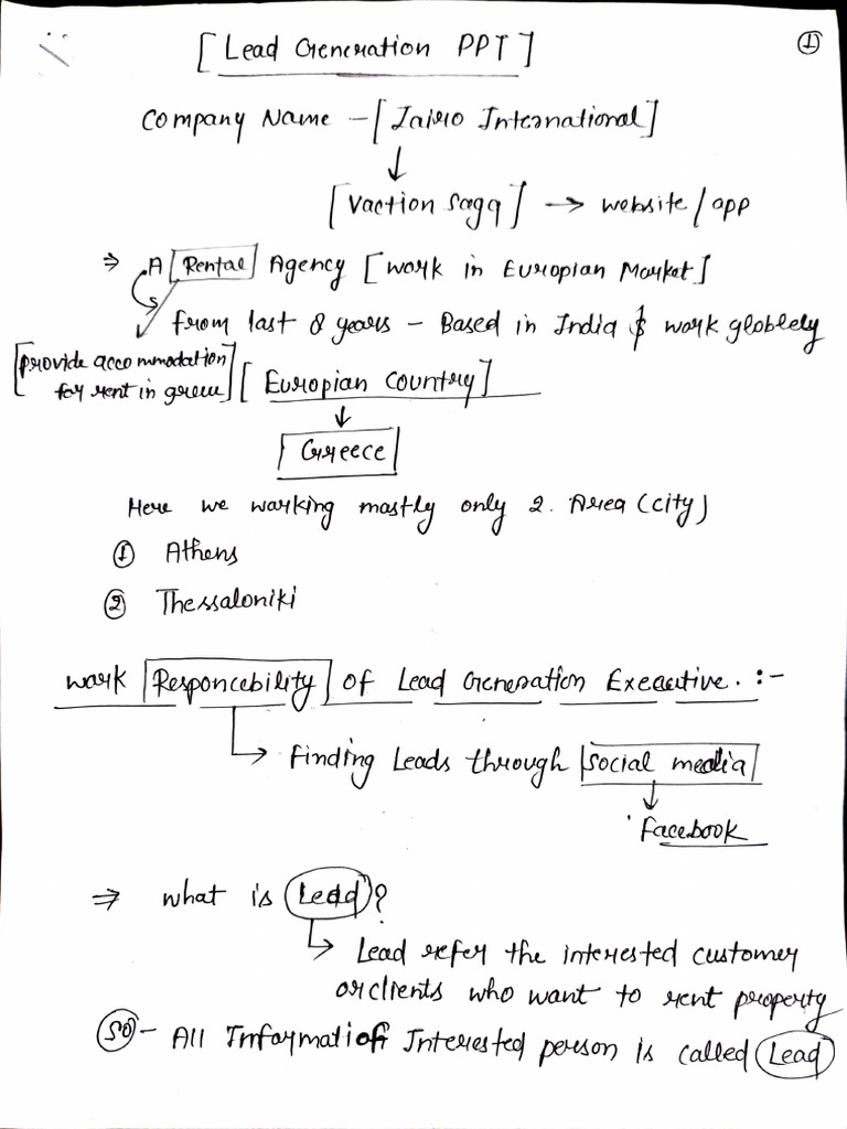 Lead Generation | PDF