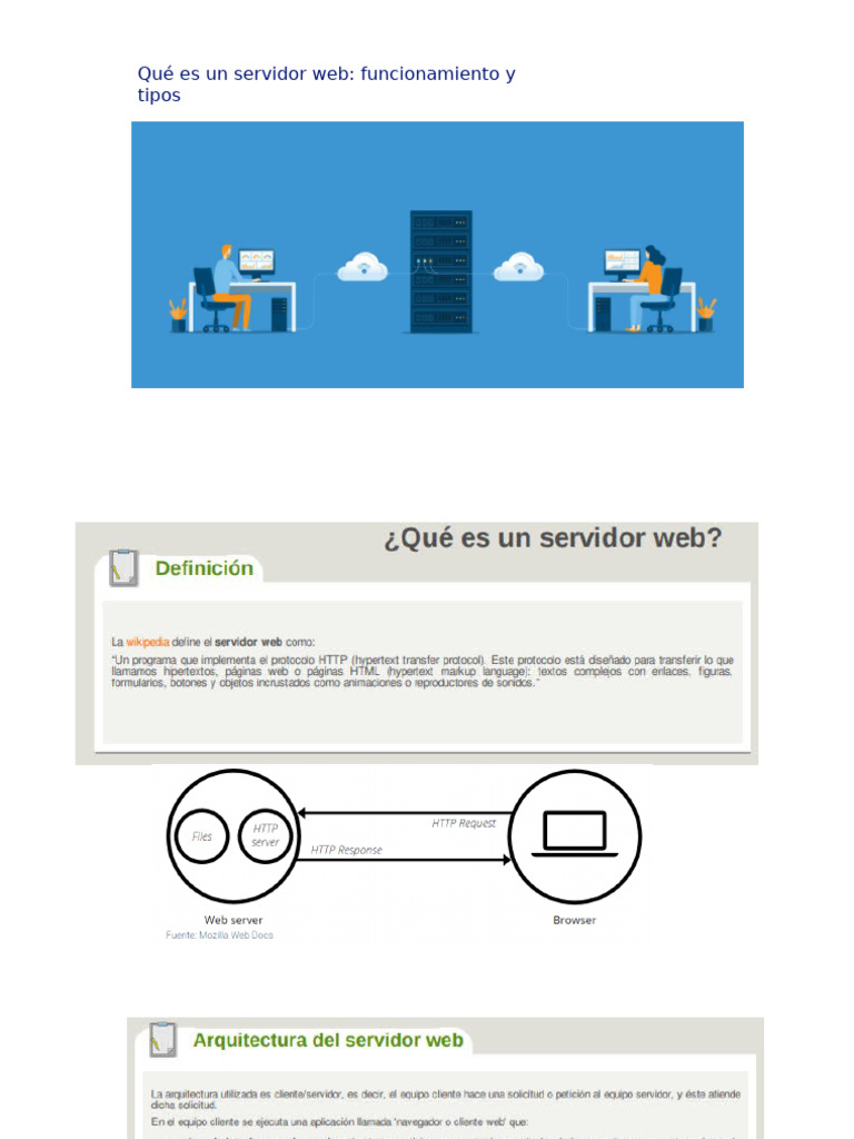 Servidores WEB | PDF | Redes | Internet y web