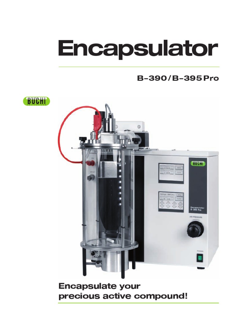 Brochure Encapsulator B-390 and B-395 Pro Lowres | Pharmaceutical ...
