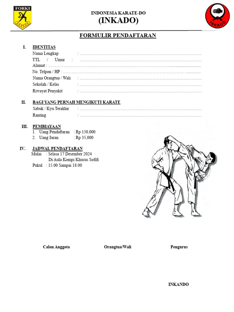 formulir-pendaftaran-karate-pdf_compress | PDF