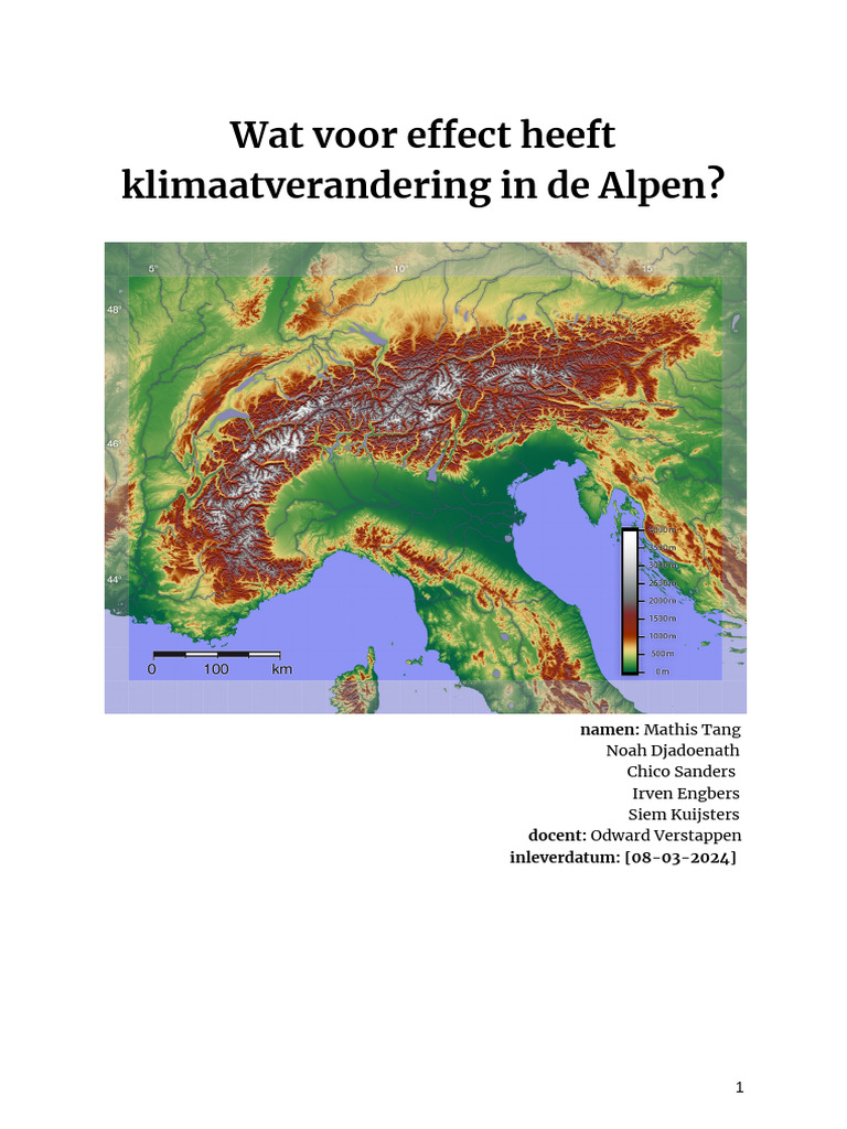 Aardrijkskunde Eindopdracht - Google Documenten | PDF